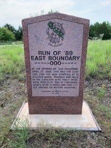Eastern Boundary of the Oklahoma Land Run of 1889 – The Active Historian