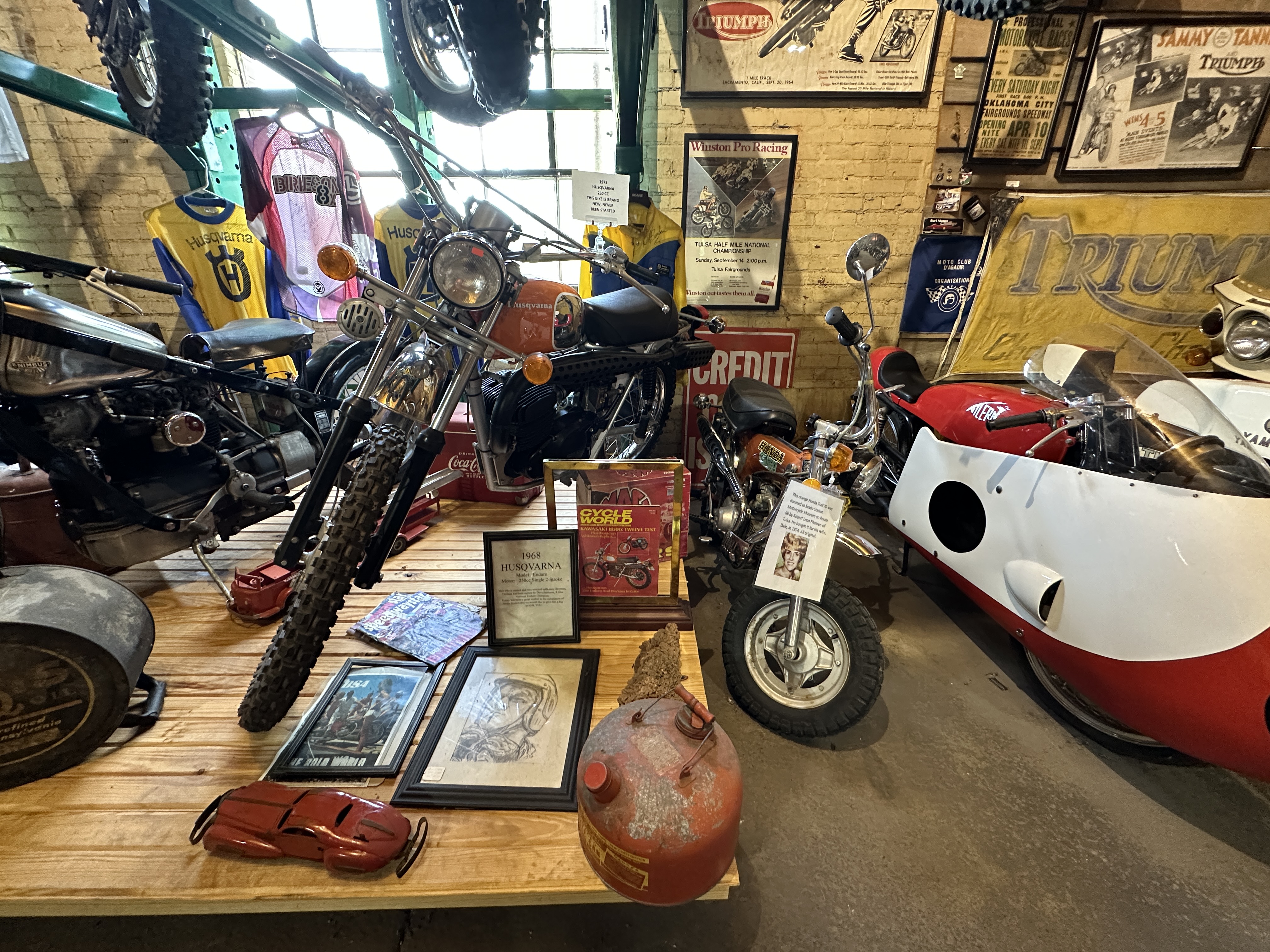 Seaba Station Motorcycle Museum: Warwick, OK – The Active Historian