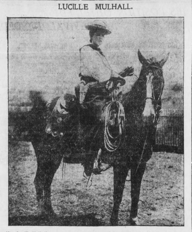 Breaking Trail: Lucille Mulhall – The Active Historian