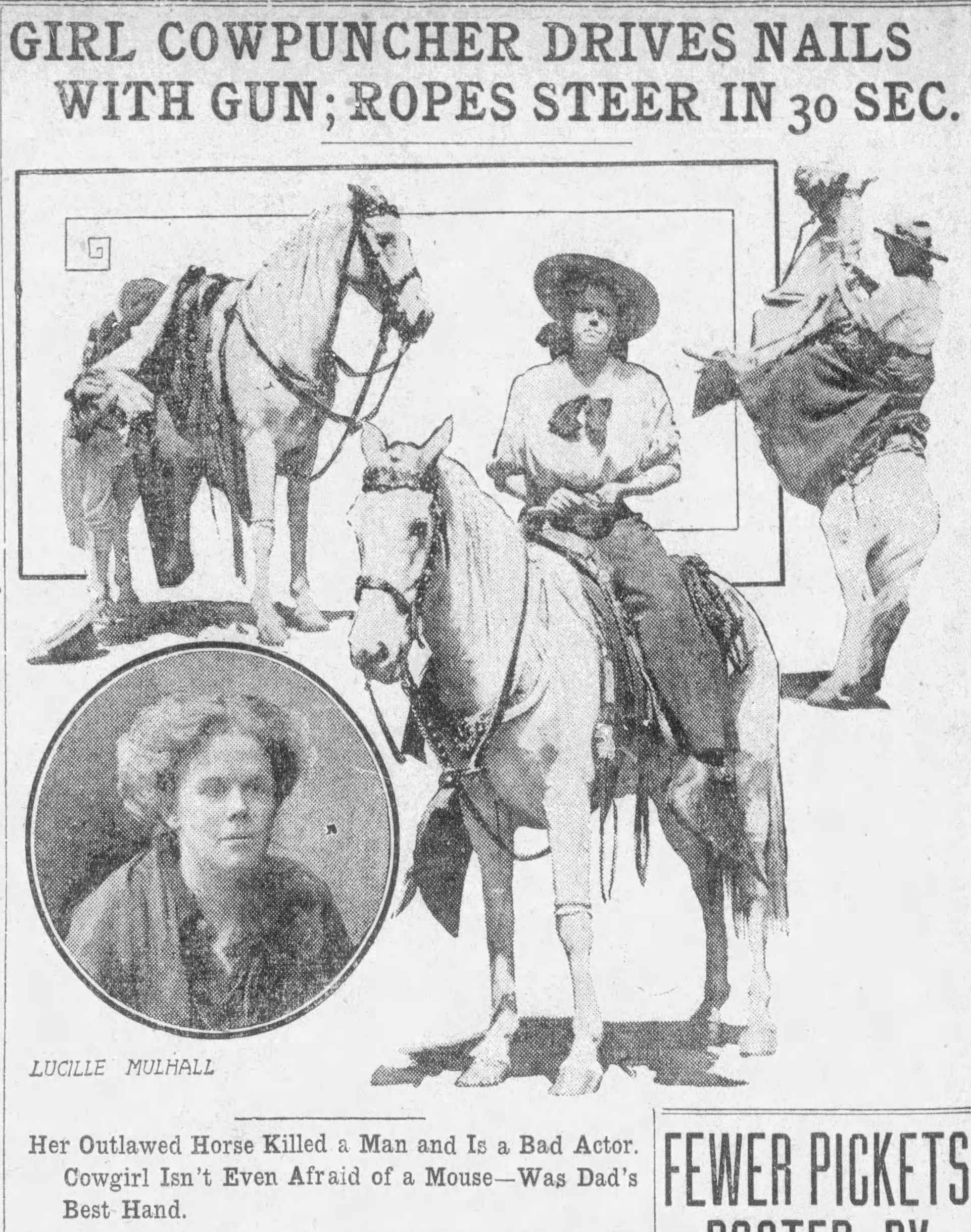 Breaking Trail: Lucille Mulhall – The Active Historian