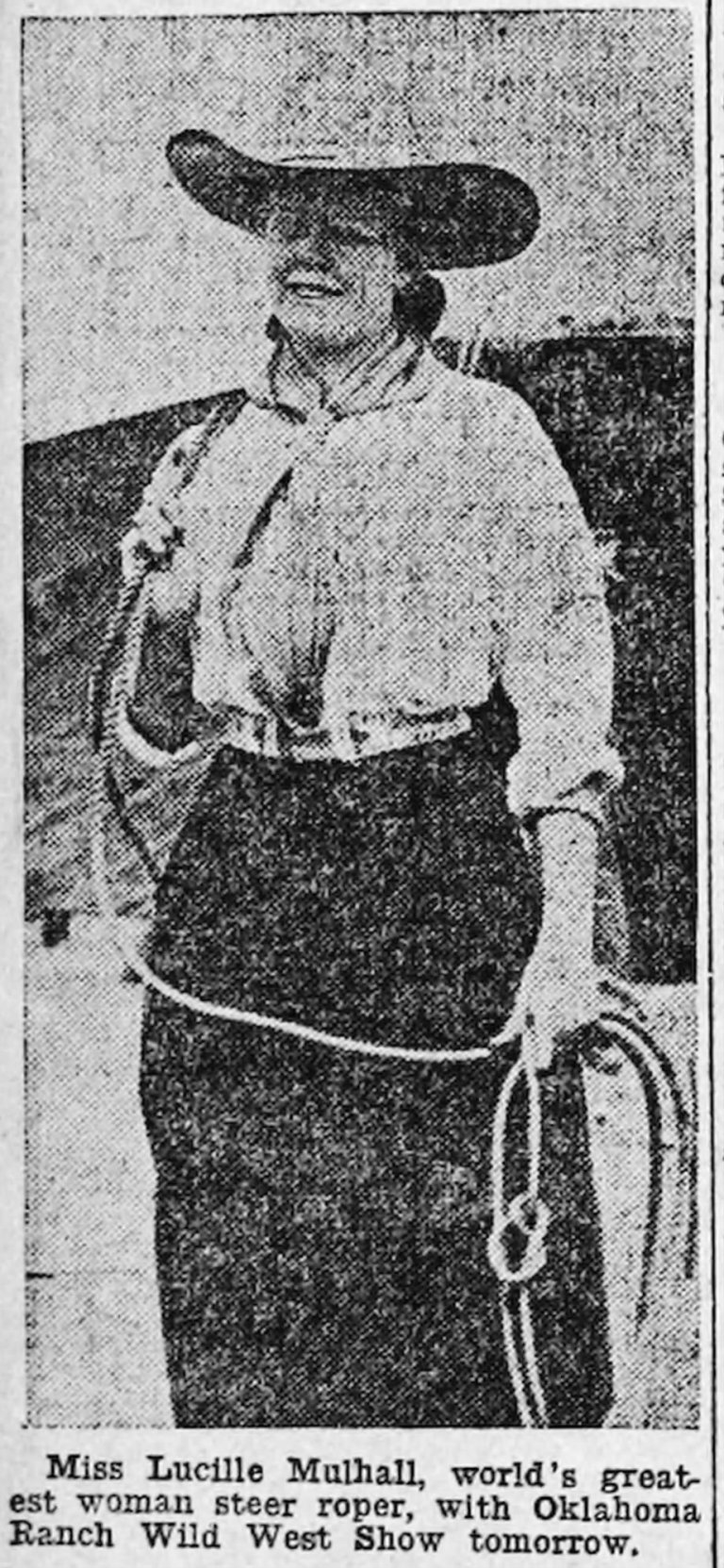 Breaking Trail: Lucille Mulhall – The Active Historian