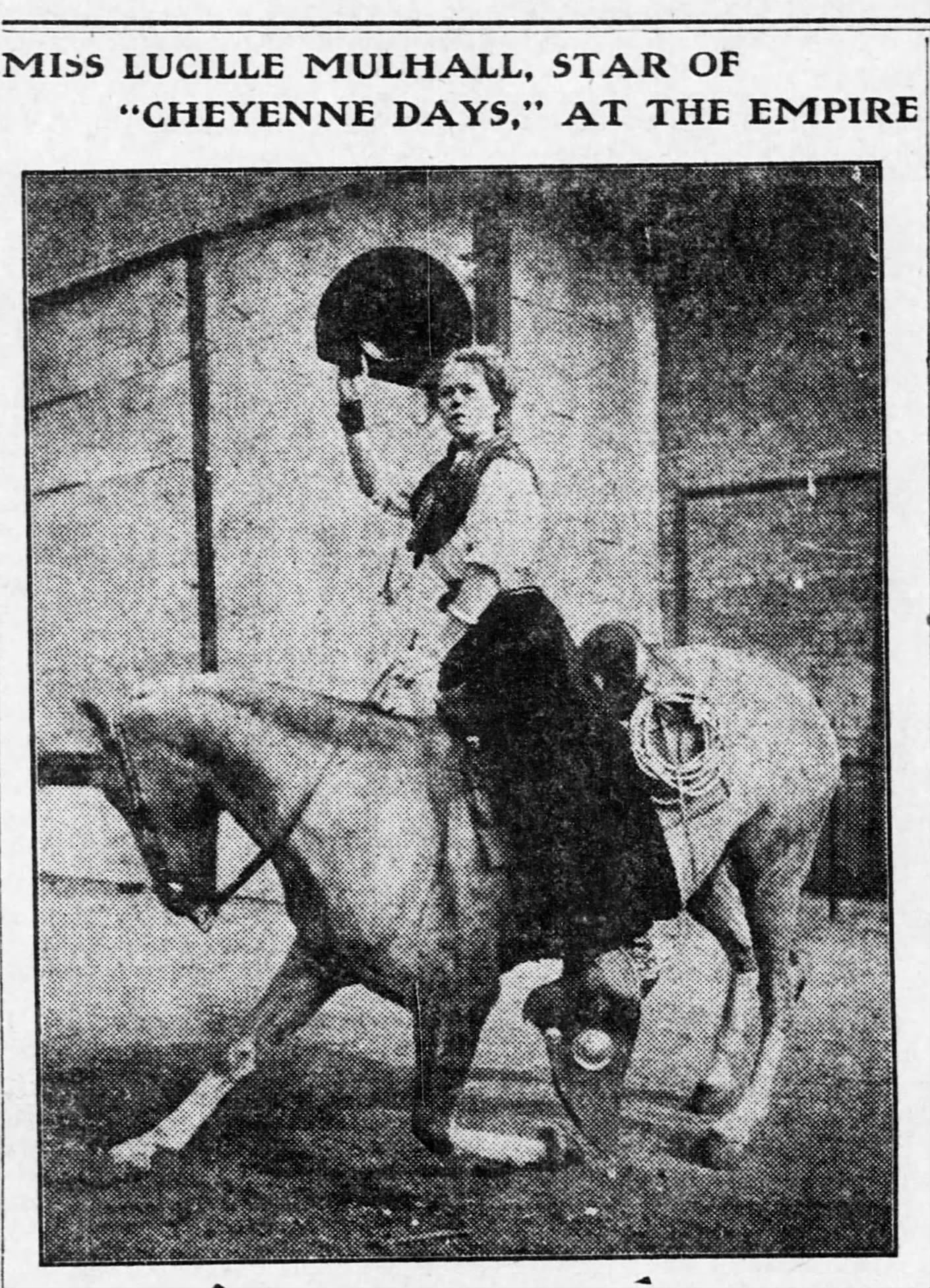 Breaking Trail: Lucille Mulhall – The Active Historian