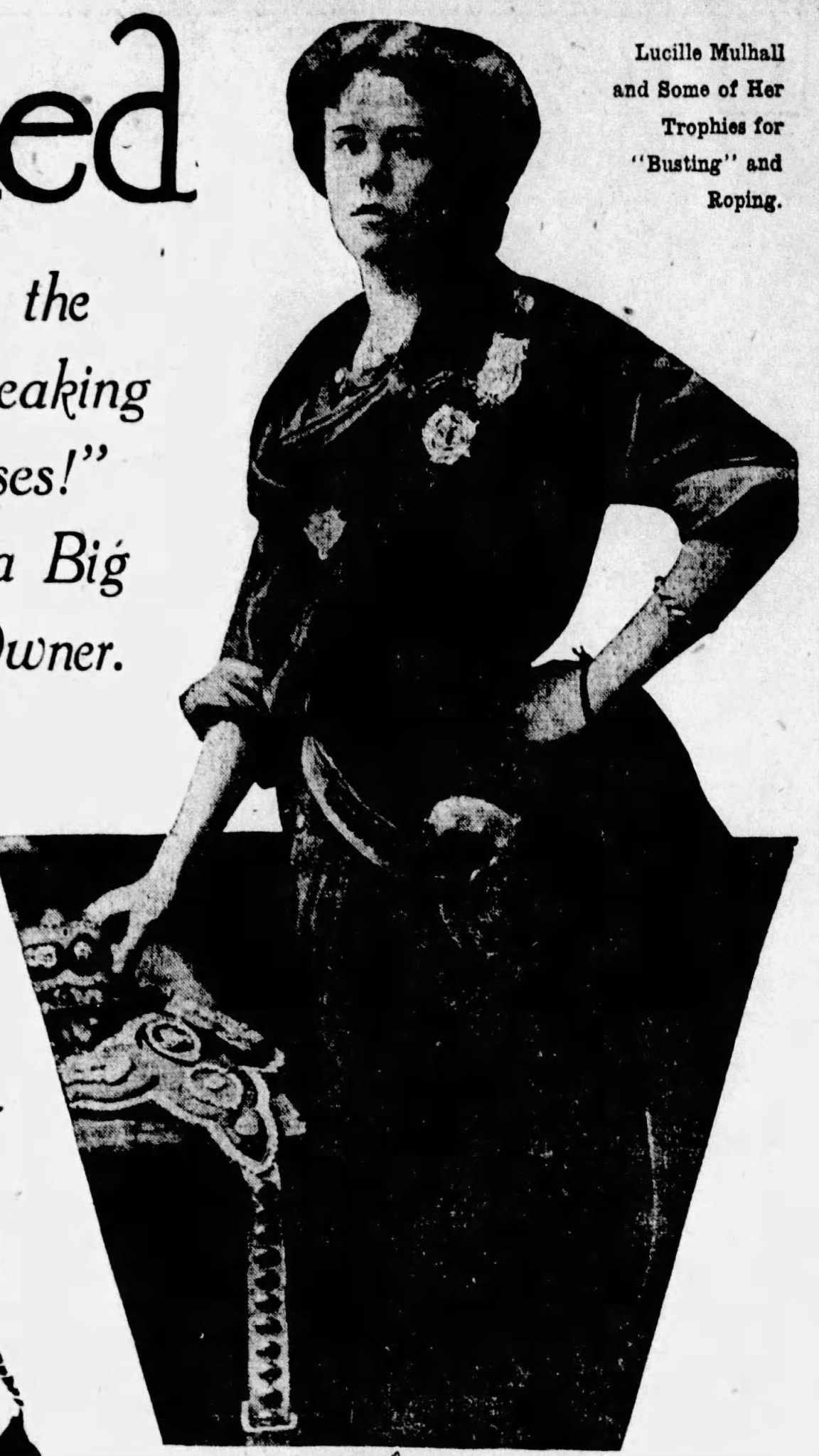 Breaking Trail: Lucille Mulhall – The Active Historian