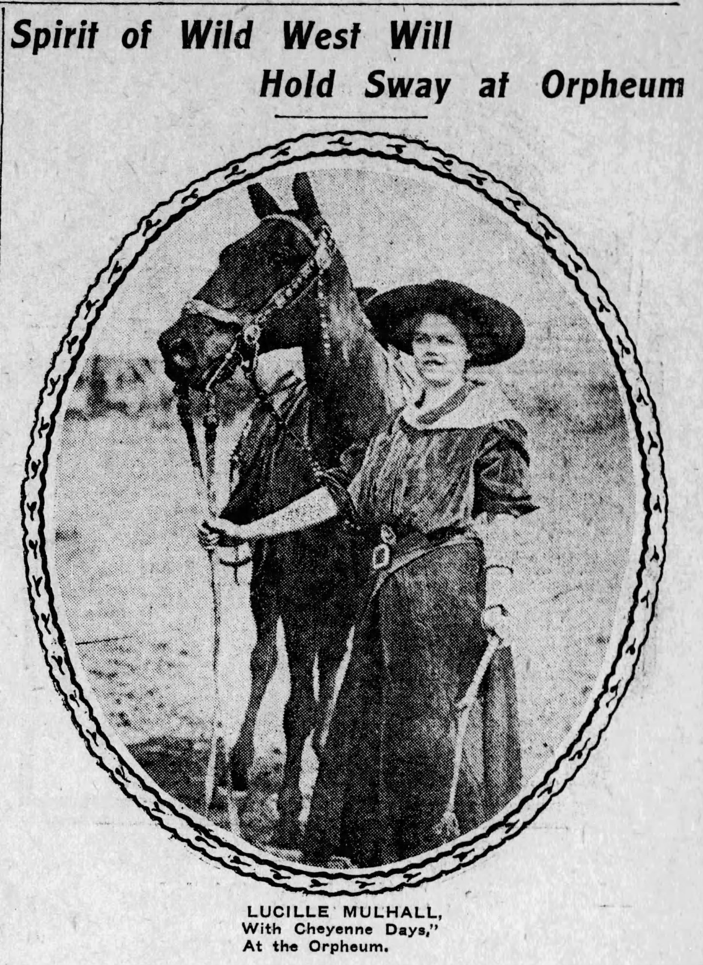 Breaking Trail: Lucille Mulhall – The Active Historian