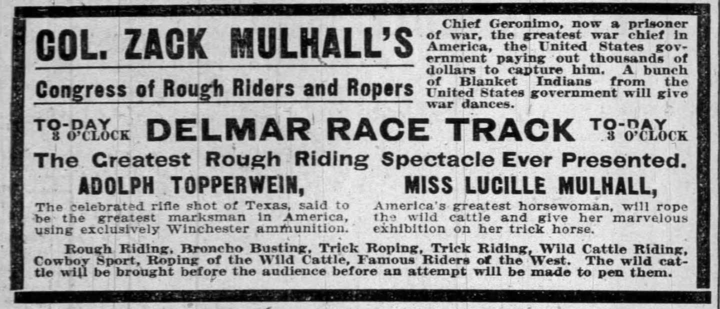 Breaking Trail: Lucille Mulhall – The Active Historian