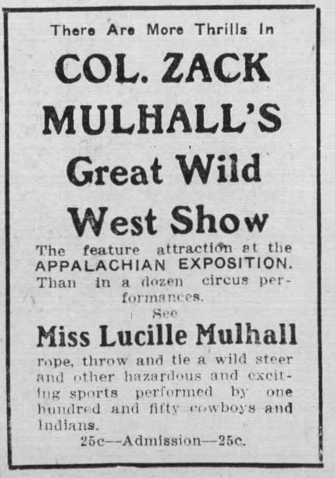 Breaking Trail: Lucille Mulhall – The Active Historian
