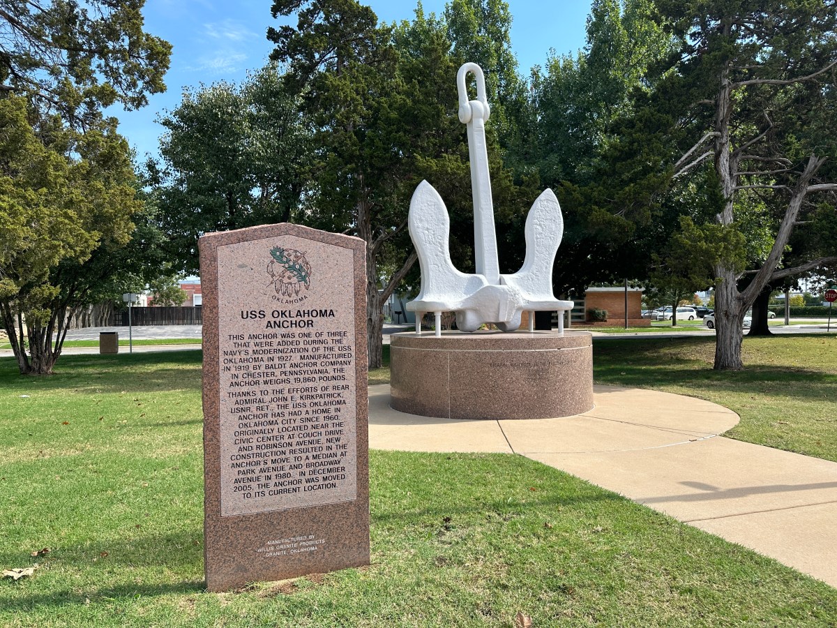 USS Oklahoma Anchor: OKC – The Active Historian