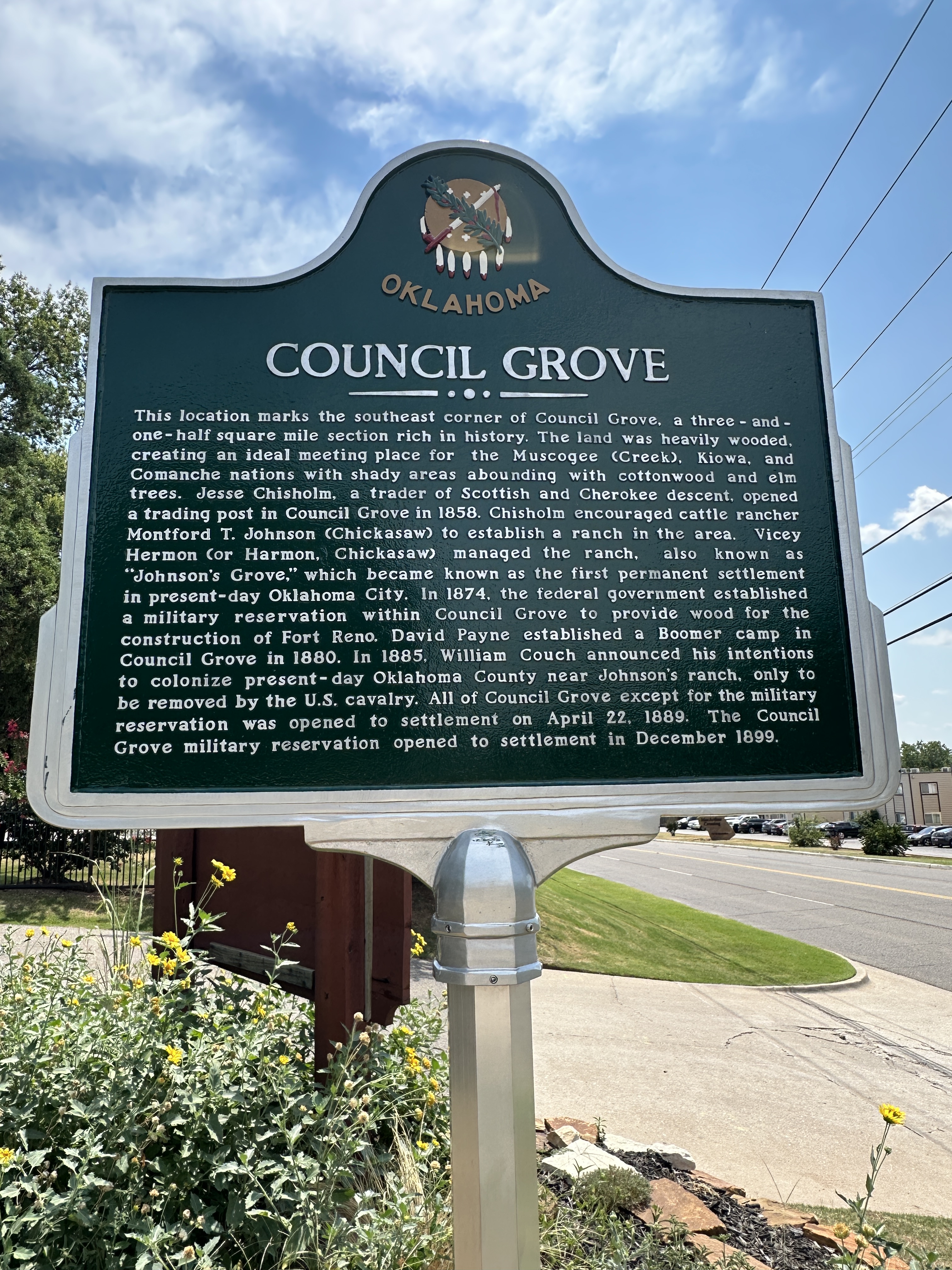 Council Grove Historic Marker: OKC – The Active Historian